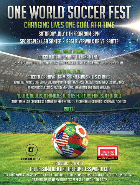 ONE WORLD SOCCER FEST: JULY 11 AT SANTEE SPORTSPLEX USA | East County ...