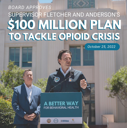 FLETCHER AND ANDERSON $100 MILLION PLAN TO TACKLE OPIOD CRISIS WINS ...