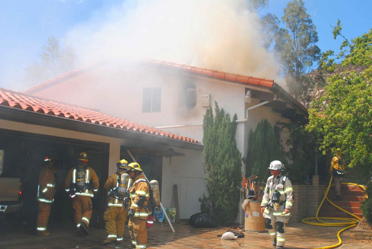 FIRE CHARS JAMUL HOME | East County Magazine