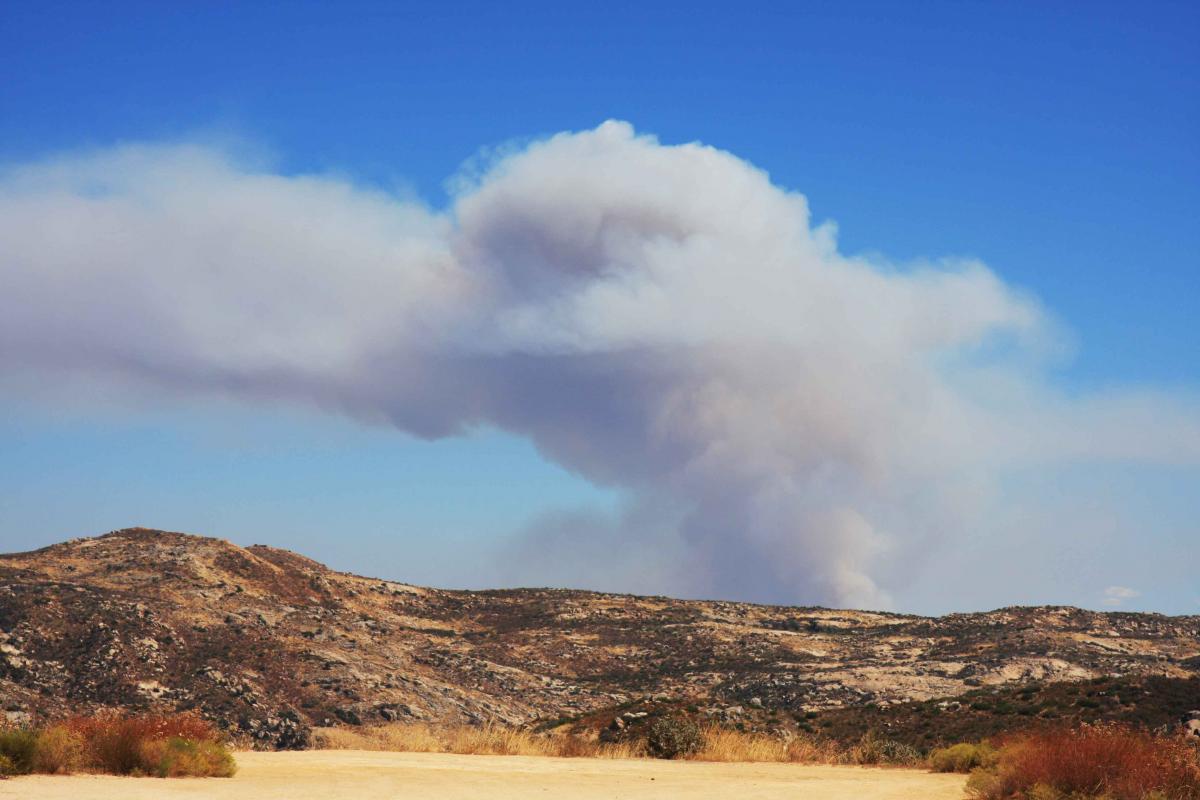 PROGRESS MADE ON COWBOY FIRE, NOW OVER 700 ACRES | East County Magazine