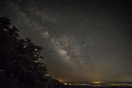 A GALAXY GLITTERS ABOVE MOUNT LAGUNA | East County Magazine